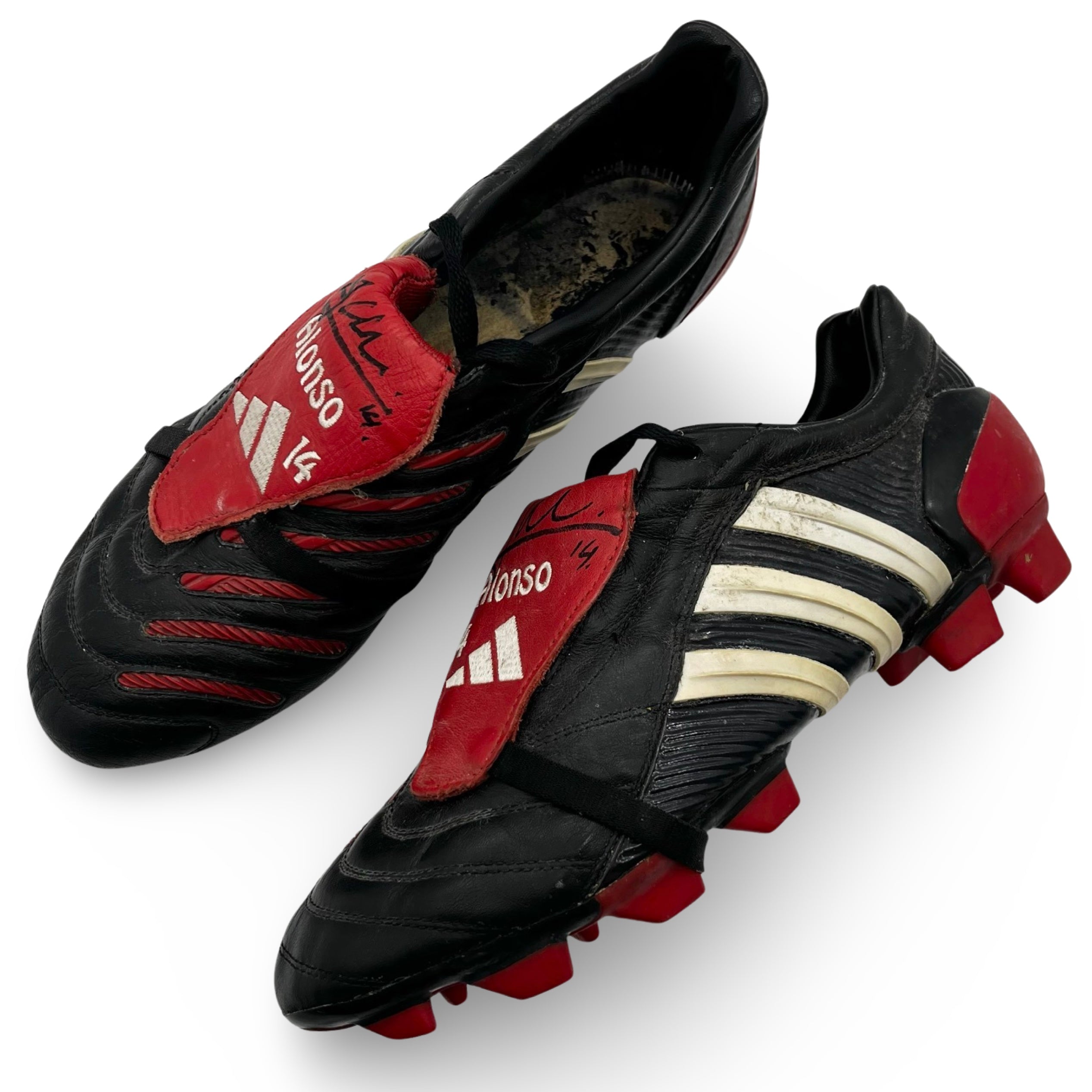 Xabi Alonso Match Worn Adidas Predator Pulse Signed 2004/05 – BC Boots UK