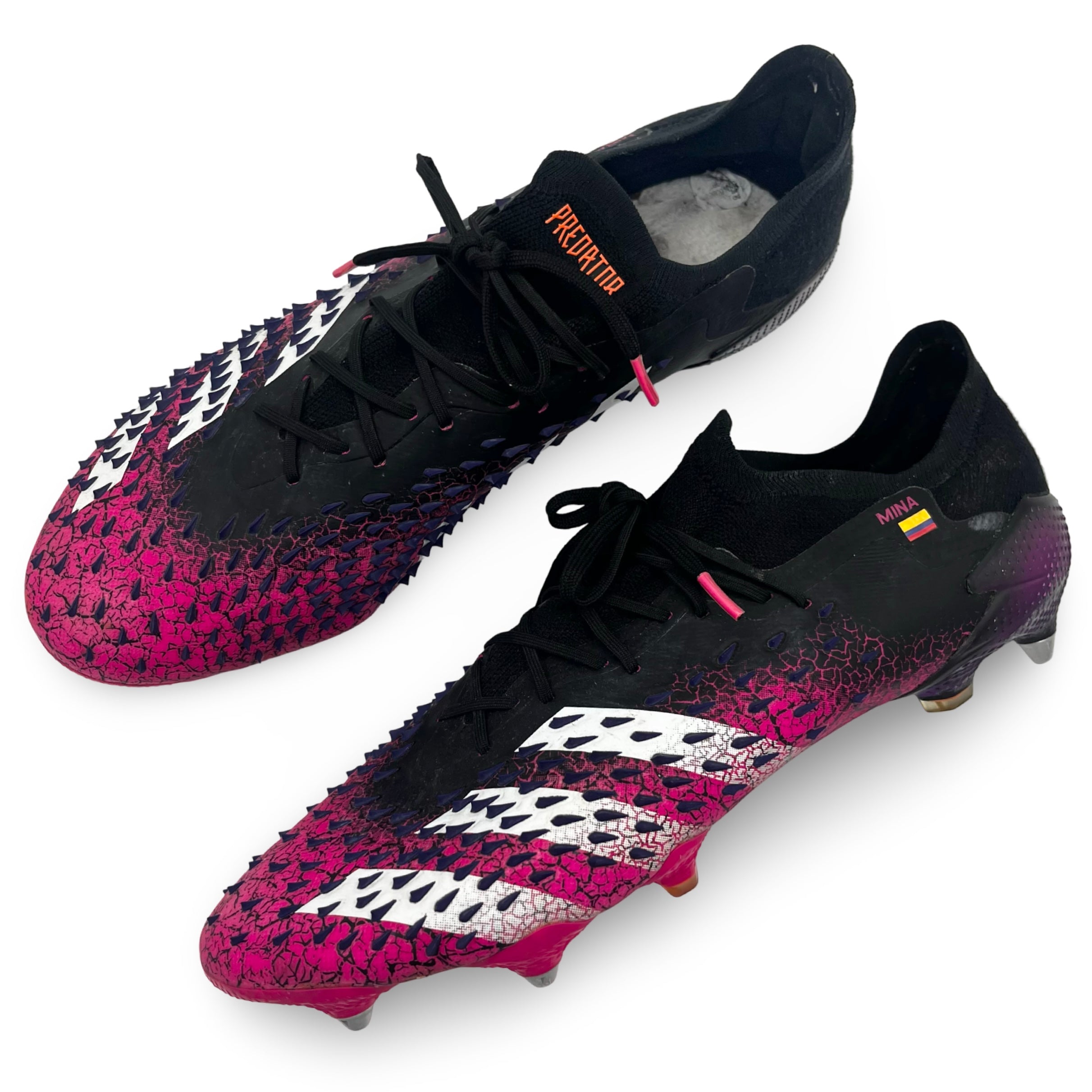 Yerry Mina Match Worn Adidas Predator Freak.1 2021 Copa America & 2021 ...